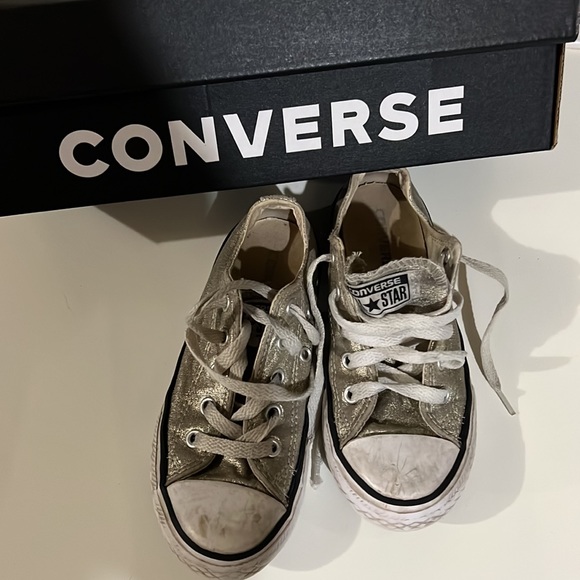 Converse | Shoes | Converse Gold Chucks | Poshmark